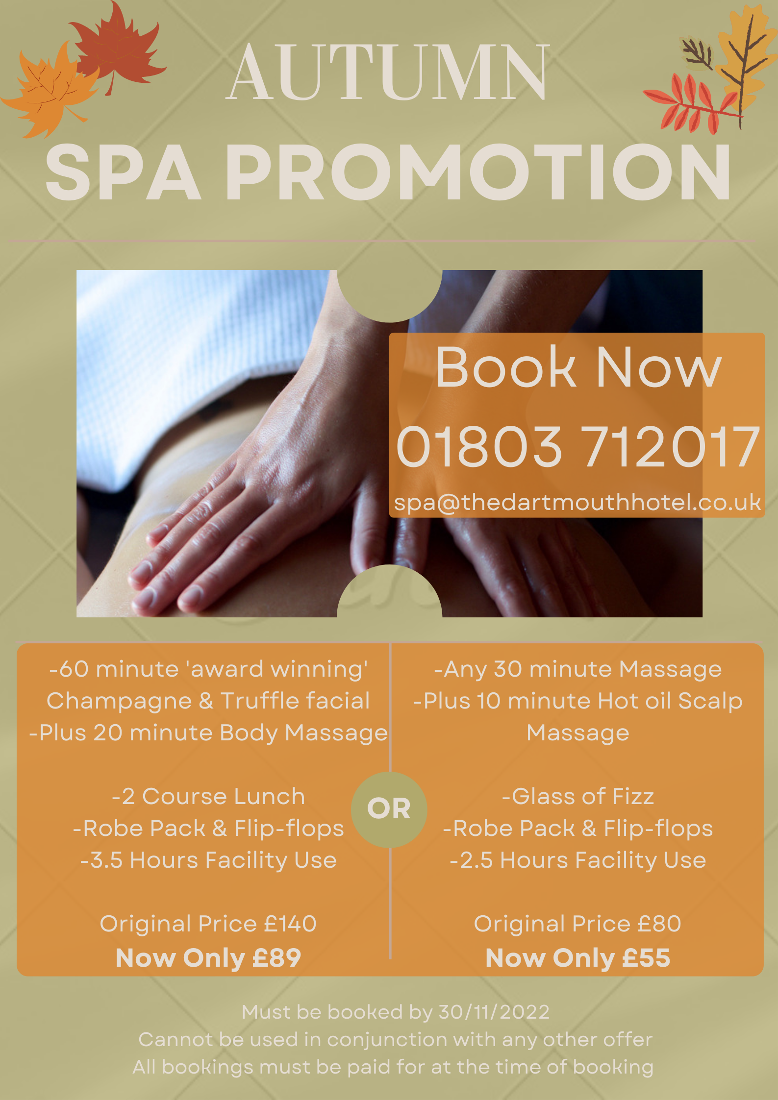 Spa Offers - The Dartmouth Hotel Golf And Spa