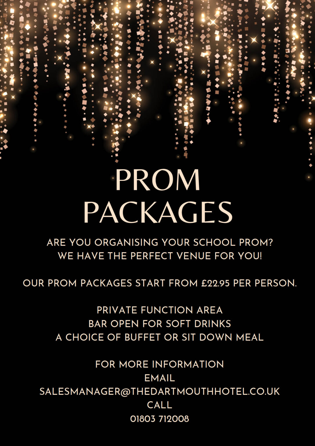 Prom Venue Devon | The Dartmouth Hotel, Golf and Spa